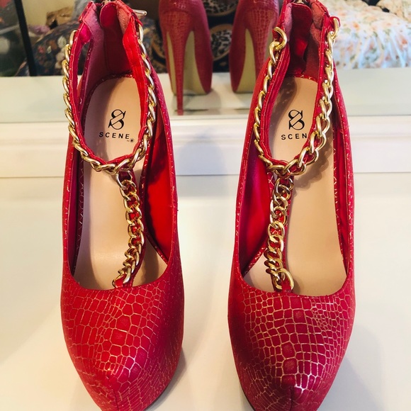 Scene Weaver | Shoes | Scene Heel Shoe Us Size 7 | Poshmark